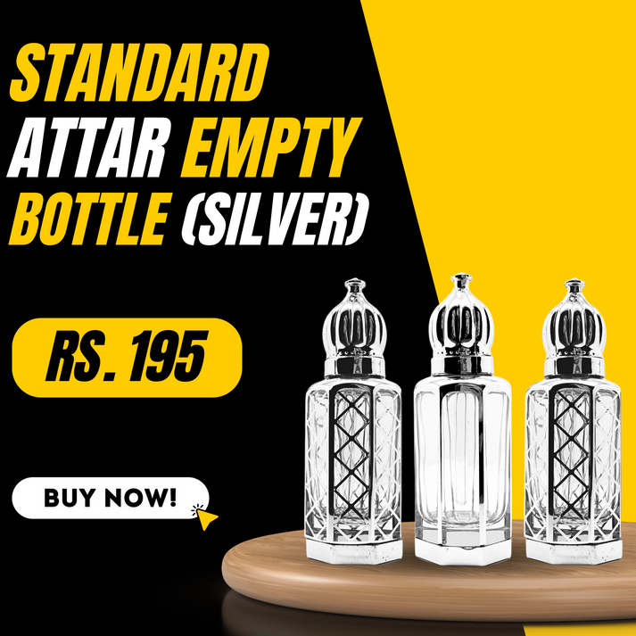 12ML Standard Attar Empty Bottle | AM Fragrances