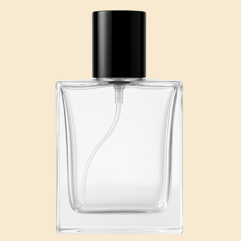 50ml Empty Transparent Perfume Bottle | UK Style – Premium Glass, Refi ...